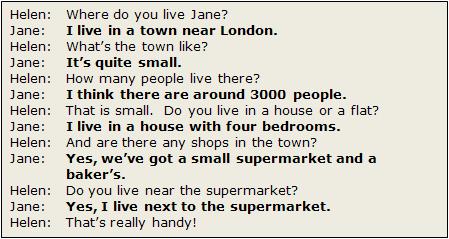 🥇 【 My small town - Inglés nivel oficial A2